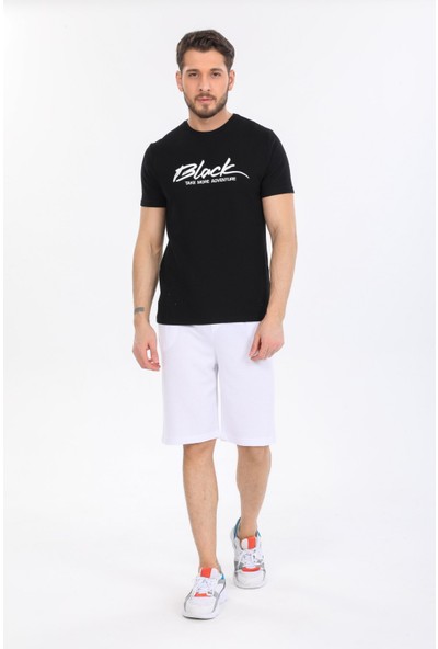 Christian Drop Beyaz Penye Şort