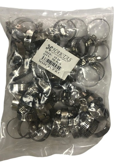 Haktaş Metal Hortum Kelepçesi 19*26MM Haktaş Metal Hortum Kelepçesi 19*26MM