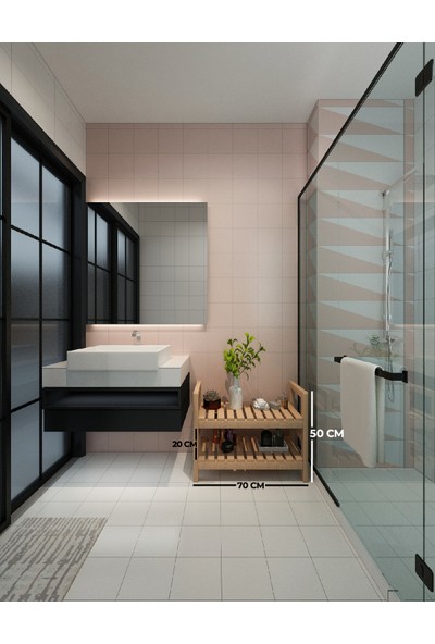 Piranlar Dekoratif 3'lü Çok Raflı Ayakkabılık - Raf - Düzenleyici Piranlar Dekoratif 3'lü Çok Raflı Ayakkabılık - Raf - Düzenleyici