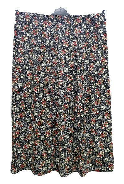 Sercan Konfeksiyon Kadın 6 Parçalı Uzun Viskon Basma Anne Eteği