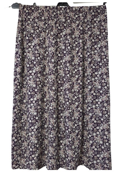 Sercan Konfeksiyon Kadın 6 Parçalı Uzun Viskon Basma Anne Eteği