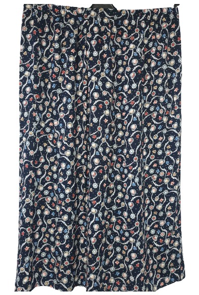 Sercan Konfeksiyon Kadın 6 Parçalı Uzun Viskon Basma Anne Eteği