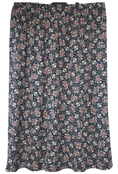 Sercan Konfeksiyon Kadın 6 Parçalı Uzun Viskon Basma Anne Eteği