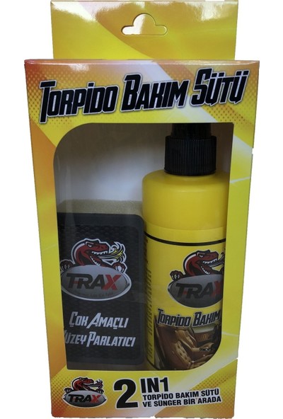 Trax Araba Oto Torpido Bakım Sütü Torpido Parlatıcı Mükemmel Parlaklık 2li Set Trax Araba Oto Torpido Bakım Sütü Torpido Parlatıcı Mükemmel Parlaklık 2li Set