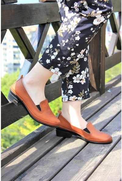 Doçka Kadın Deri Dolgu Günlük Yumuşak Klasik Ayakkabı UY28