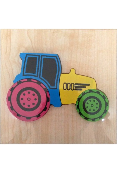 Traktör Puzzle Renkli Ahşap Yapboz Sevimli Taşıtlar Koordinasyon Geliştirici Standlı Traktör Puzzle Renkli Ahşap Yapboz Sevimli Taşıtlar Koordinasyon Geliştirici Standlı