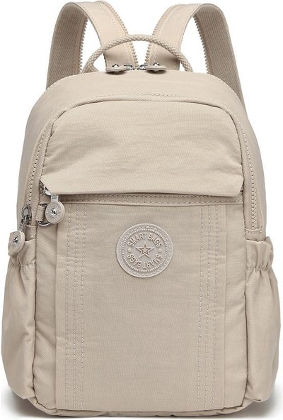 Smart Bags Kadın Sırt Çantası Küçük Boy Krinkıl Kumaş 3104