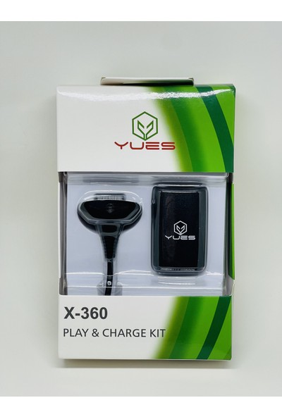 Yues Xbox 360 Gamepad Oyun Kolu Şarj Kit Batarya + Kablo Yues Xbox 360 Gamepad Oyun Kolu Şarj Kit Batarya + Kablo