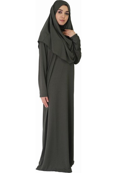 Zehranaz Namaz Elbisesi Koyu Haki S