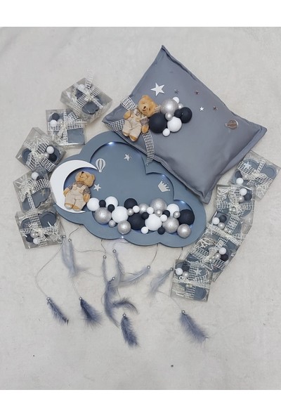 Decorleon Ledli Kapı Süsü Yastık ve Magnet Set Decorleon Ledli Kapı Süsü Yastık ve Magnet Set