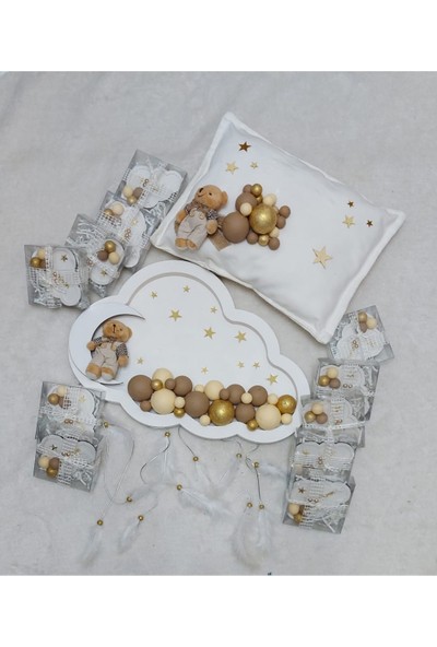 Decorleon Ledli Kapı Süsü Yastık ve Magnet Set Decorleon Ledli Kapı Süsü Yastık ve Magnet Set