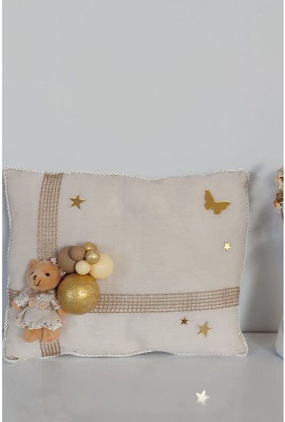 Decorleon Bubble ve Kurdele Takı Yastık Decorleon Bubble ve Kurdele Takı Yastık