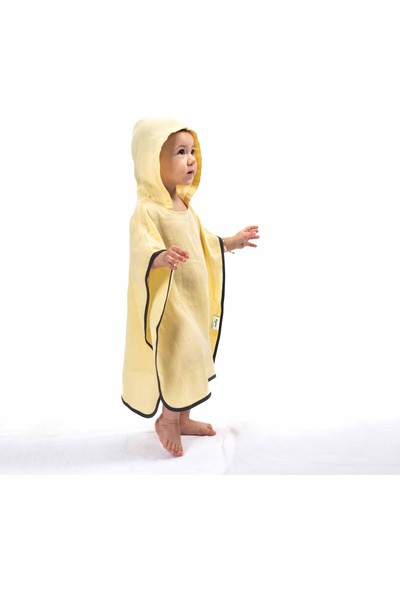 Organik Müslin Panço 1-3 Yaş - Limon Organik Müslin Panço 1-3 Yaş - Limon