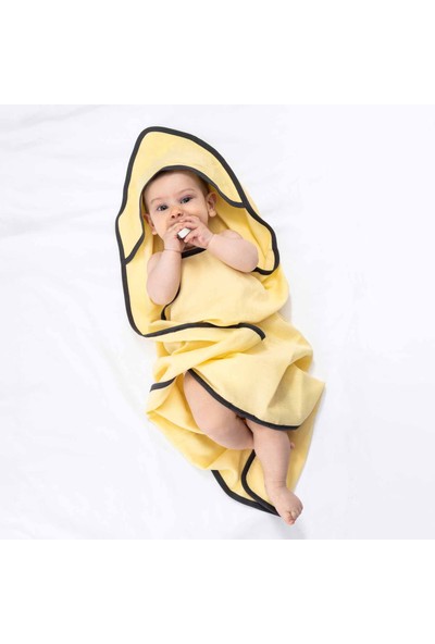 Organik Yenidoğan Havlu - Müslin - Limon Organik Yenidoğan Havlu - Müslin - Limon