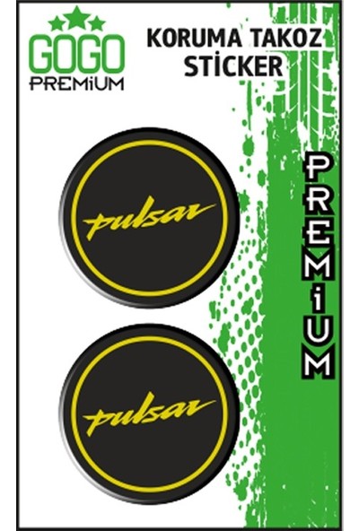 Gogomoto Pulsar 4 Koruma Takozu Ikili Damla Sticker Gogomoto Pulsar 4 Koruma Takozu Ikili Damla Sticker