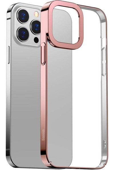 ally mobile Baseus Glitter iPhone 13 Pro Max 6.7inç Kılıf Renkli Kenar Şeffaf Silikon ally mobile Baseus Glitter iPhone 13 Pro Max 6.7inç Kılıf Renkli Kenar Şeffaf Silikon