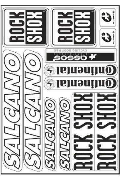 Gogomoto Salcano Bisiklet Sticker Gogomoto Salcano Bisiklet Sticker