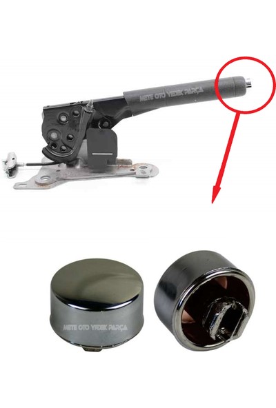 Fk Oto Citroen C3 C4 C-Elysee Peugeot 207-208-301 El Fren Düğmesi Nikelaj Fk Oto Citroen C3 C4 C-Elysee Peugeot 207-208-301 El Fren Düğmesi Nikelaj