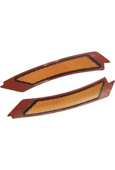 Wender Parts Bmw E92 Lcı Tampon Reflektörü Ön Sol-Sağ Takım (Sarı) [usa-Model] 2006-2013