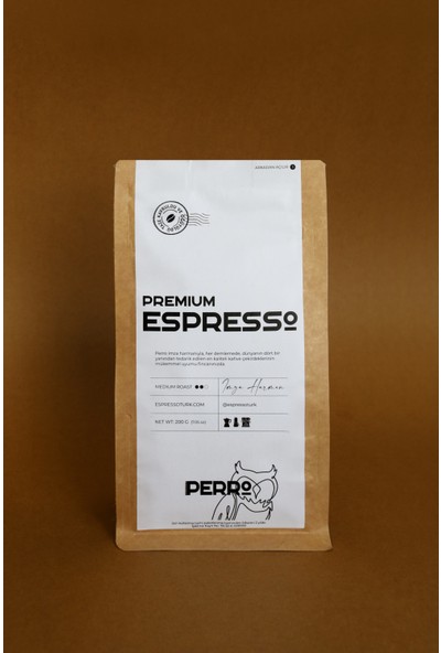 Perro Premium Öğütülmüş Espresso 200 gr Perro Premium Öğütülmüş Espresso 200 gr