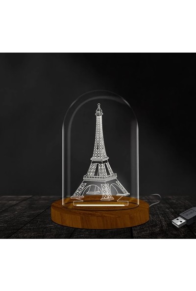 Eyfel Kulesi Cam Fanus