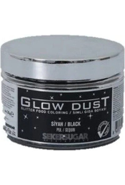 Şeker & Sugar Yenilebilir Siyah Pul Sim Boya 20 gr