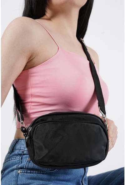 Adissa Kadın Kumaş Çapraz Askılı Çanta Adissa Kadın Kumaş Çapraz Askılı Çanta