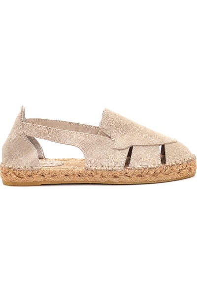Derimod Kadın Deri Süet Espadril