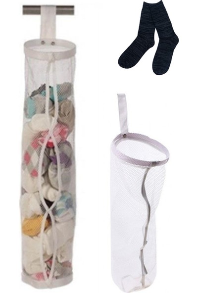 Royaleks Dolap Içi Asılabilir Temiz Çorap Düzenleyici Çorap Filesi Askılık