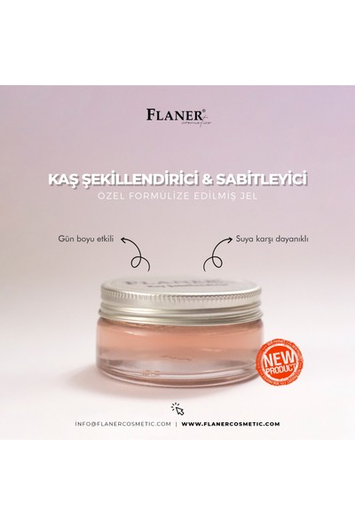 Flaner Kaş Şekillendirici ve Sabitleyici 50 ml Flaner Kaş Şekillendirici ve Sabitleyici 50 ml