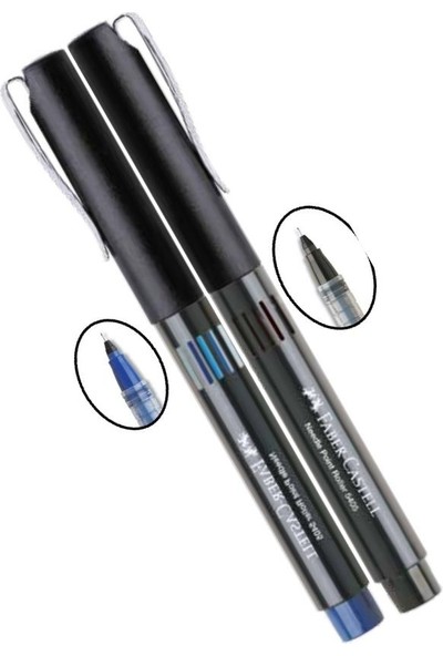 Faber-Castell Mavi Siyah Pilot Kalem Iğne Uçlu 0.5 Needle Point Roller 2 Adet 0,5 Uçlu Faber Castell Pilot Kalem Mavi Siyah 2 Adet Faber-Castell Mavi Siyah Pilot Kalem Iğne Uçlu 0.5 Needle Point Roller 2 Adet 0,5 Uçlu Faber Castell Pilot Kalem Mavi Siyah 2 Adet