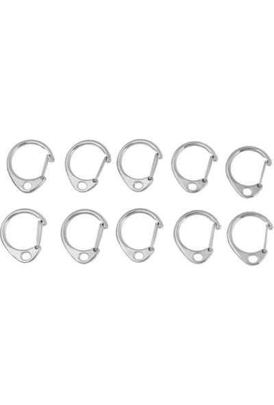 Homyl 10 Adet Anahtarlık Karabihi D Tipi Çıtçıt Kanca Klipsi Açık Kapı Tokası 32X25MM (Yurt Dışından) Homyl 10 Adet Anahtarlık Karabihi D Tipi Çıtçıt Kanca Klipsi Açık Kapı Tokası 32X25MM (Yurt Dışından)