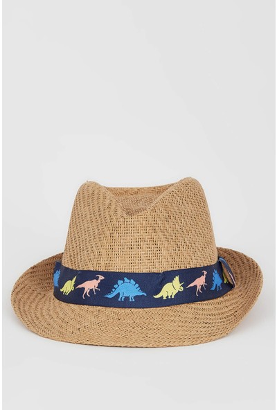 DeFacto Erkek Çocuk Hasır Şapka T8472A622SM