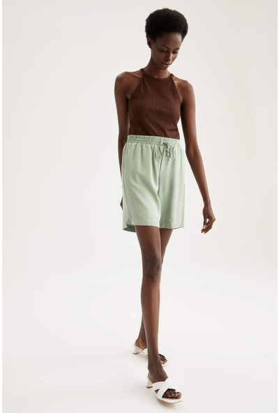 DeFacto Fleto Cepli Viskon ŞORT I6760AZ22HS DeFacto Fleto Cepli Viskon ŞORT I6760AZ22HS