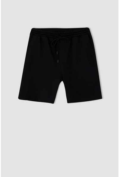 DeFacto Slim Fit Ince Kumaş Geri Dönüşümlü ŞORT X5993AZ22SM