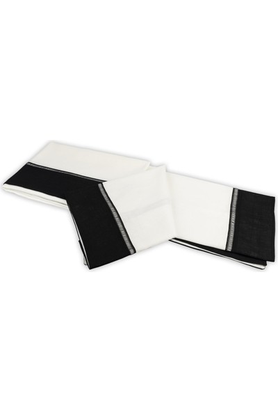 Mikasa Moor Lin Krem Siyah 170X270 Masa Örtüsü