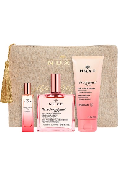 Nuxe Huile Prodigieuse Floral Digital 50 ml Vücut Bakım Seti Nuxe Huile Prodigieuse Floral Digital 50 ml Vücut Bakım Seti