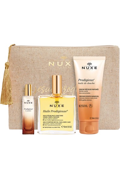 Nuxe Huile Prodigieuse Digital 50 ml Vücut Bakım Seti Nuxe Huile Prodigieuse Digital 50 ml Vücut Bakım Seti