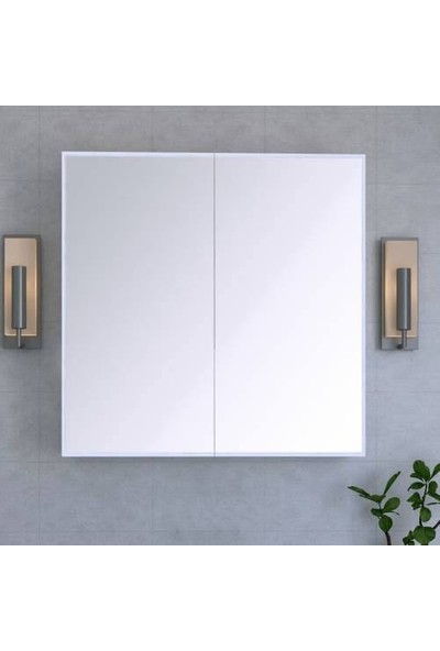 Aysima Home 2 Kapaklı Aynalı Lavabo Dolabı Aysima Home 2 Kapaklı Aynalı Lavabo Dolabı