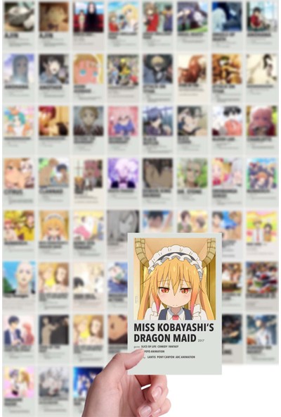 Stickir Anime Poster Seti 60 Adet - Anime Duvar Kolajı Seti - 10X15 Mini Poster Stickir Anime Poster Seti 60 Adet - Anime Duvar Kolajı Seti - 10X15 Mini Poster