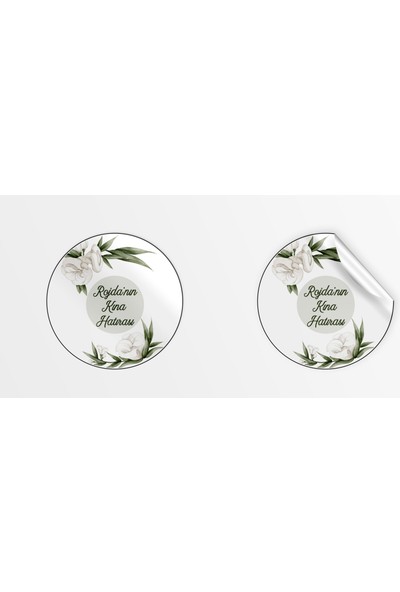 Hızlı Sticker Düğün/nişan/nikah/kına Hatırası 4x4 cm