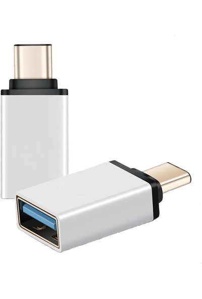 Streak USB Dişi To Type-C Erkek Dönüştürücü Otg Çevirici Adaptör Metal Streak USB Dişi To Type-C Erkek Dönüştürücü Otg Çevirici Adaptör Metal