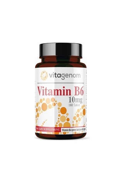 Vitagenom Vitamin B6 10 Mg 180 Tablet