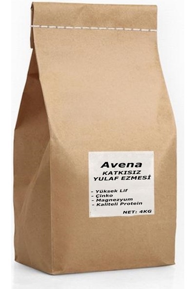 Avena Katkısız Yulaf Ezmesi 4 kg ( 4 Adet x 1 kg )