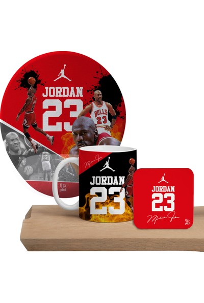 Flipped Jordan 23 Mousepad, Kupa ve Bardak Altlığı Seti Flipped Jordan 23 Mousepad, Kupa ve Bardak Altlığı Seti
