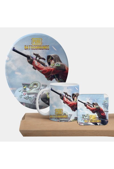 Flipped Pubg Sniper Mousepad, Kupa ve Bardak Altlığı Hediye Seti Flipped Pubg Sniper Mousepad, Kupa ve Bardak Altlığı Hediye Seti