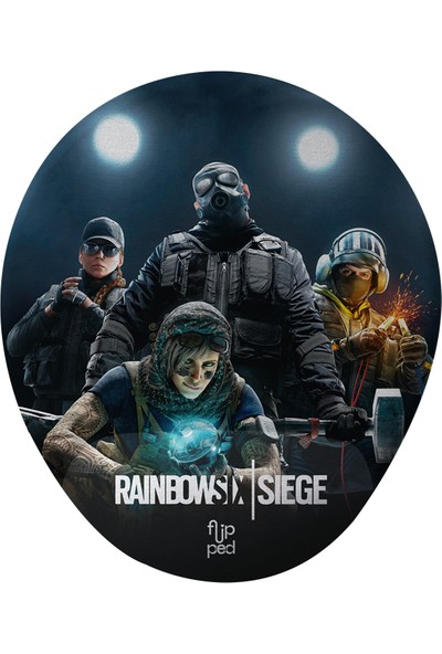 Flipped Rainbow Six Siege Bilek Destekli Mousepad Flipped Rainbow Six Siege Bilek Destekli Mousepad