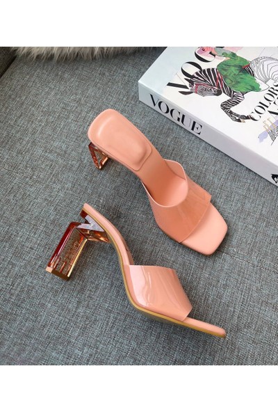 Massilayda Stella Kalın Topuklu Terlik