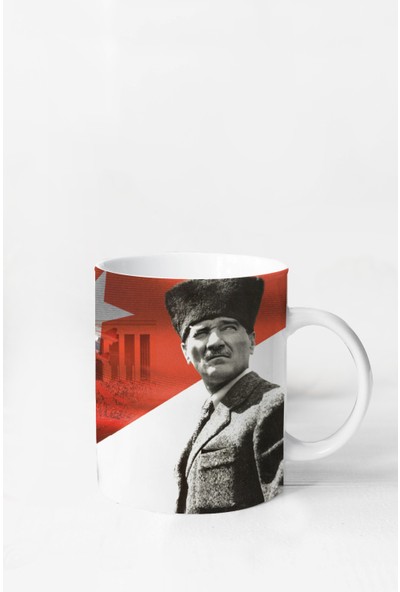 Flipped Mustafa Kemal Kupa Bardak