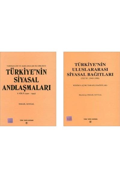 Türkiye'nin Uluslararası Siyasal Andlaşmaları 1-2 - Ismail Soysal